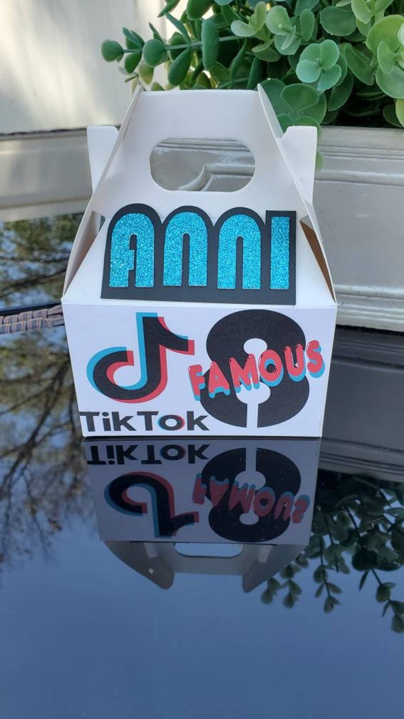 Tik Tok Famous party box Tik Tok Famous goody box Tik Tok | Etsy