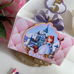 Sophia the First Party Favor Box, Sophia the First Party Decorations ...