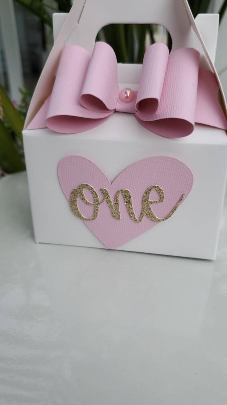 One Year Birthday Box One Year Party Favor Box One Year | Etsy