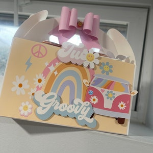 Groovy Party Favor Box, Groovy Treat Box, Two Groovy Birthday Box, One ...