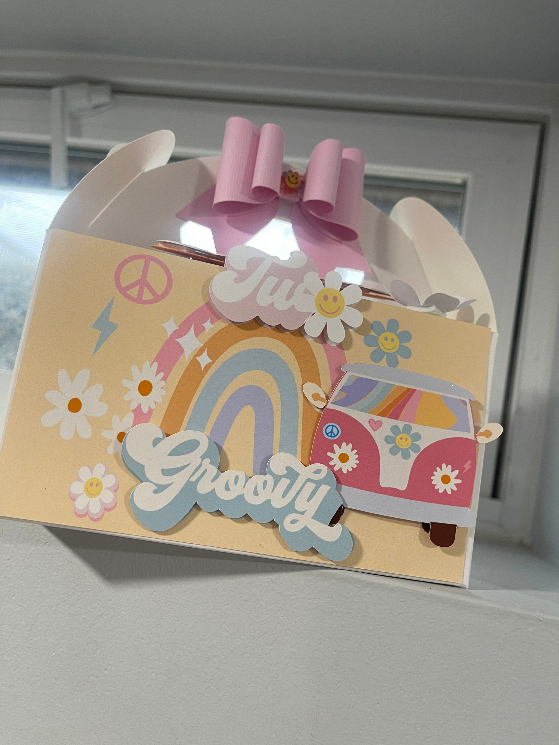 Groovy Party Favor Box Groovy Treat Box Two Groovy Birthday - Etsy