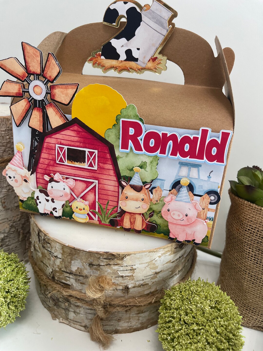 Farm Party Favor, Farm Birthday Decorations, Farm Birthday Theme, Farm ...