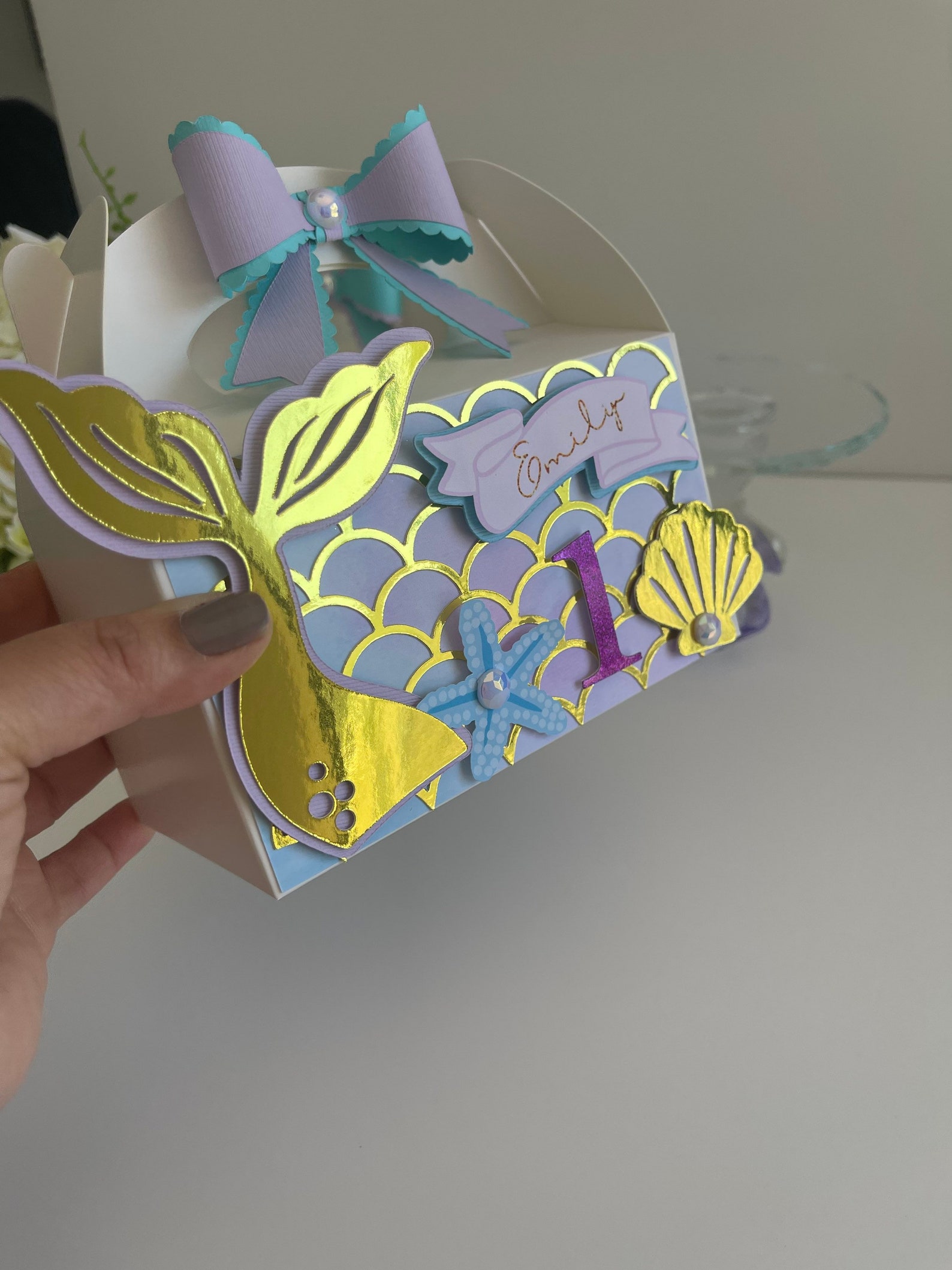 Mermaids Party Favor Box Mermaids Birthday Decorations - Etsy