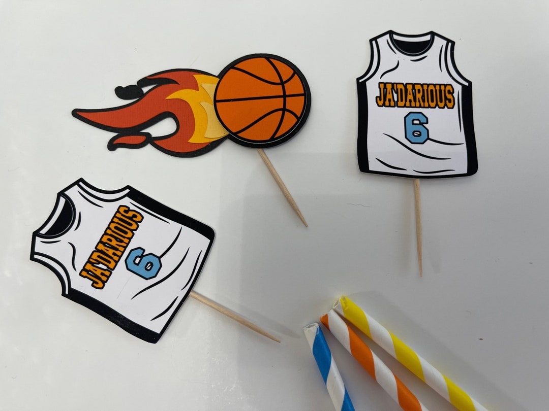 Basketball Cupcakes Topper, Sport Cupcakes Topper, Basketball Birthday ...