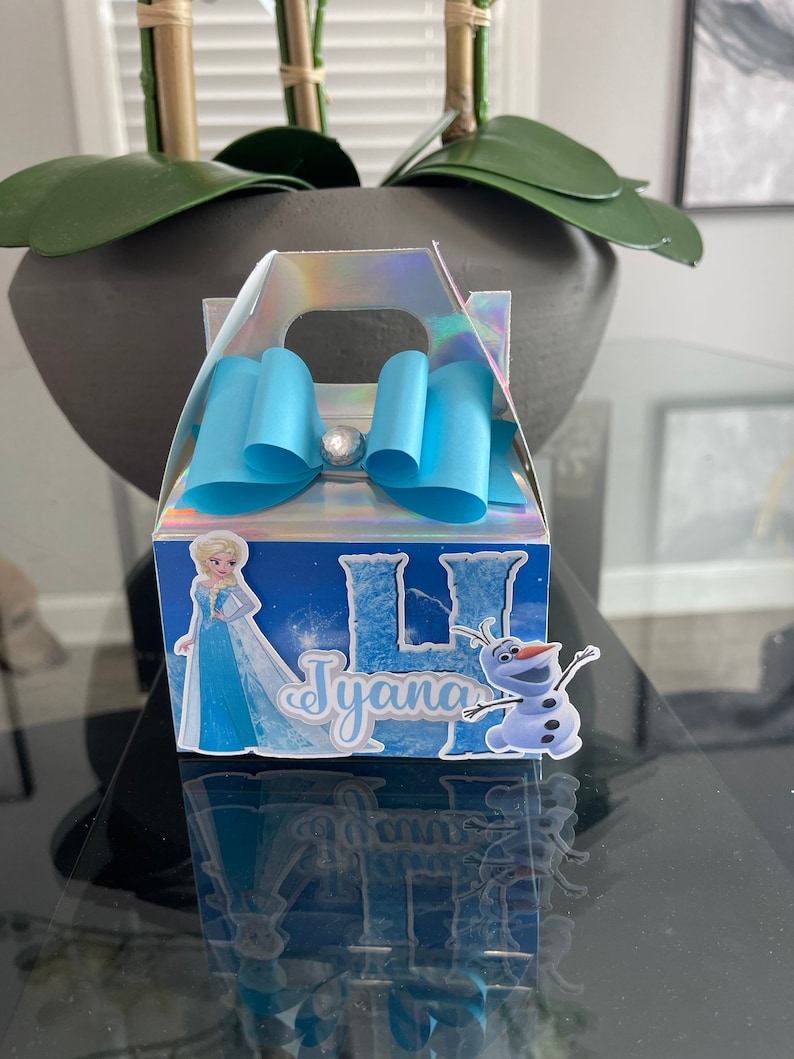 Frozen Party Favor Frozen Goody Boxes Frozen Birthday - Etsy