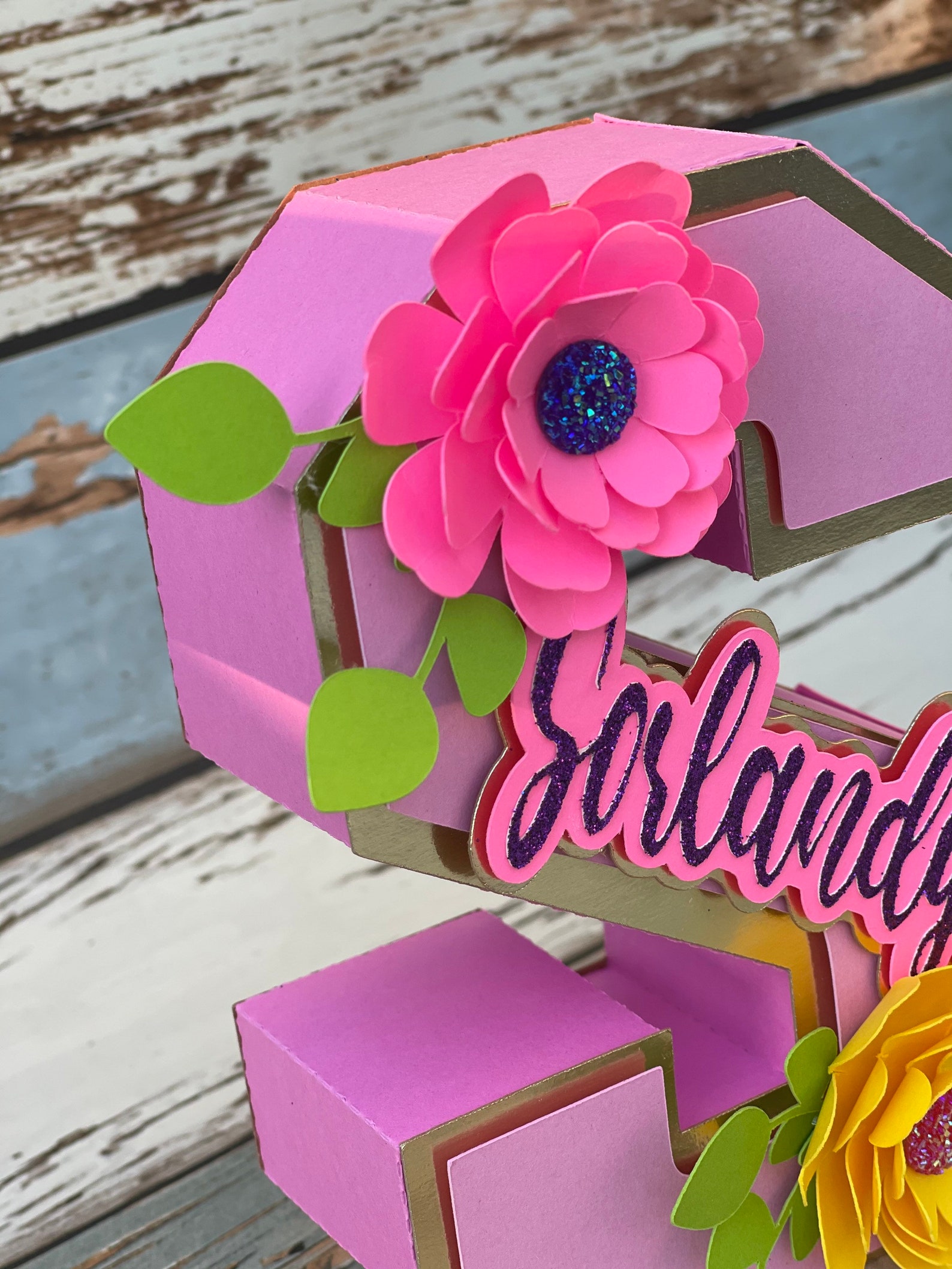 3D Letter 3D Letter Birthday Decor 3D Letter Party Decorations - Etsy