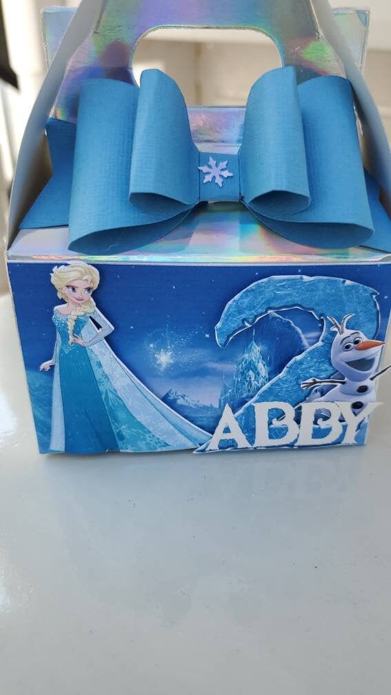 Frozen party favor Frozen goody boxes Frozen birthday | Etsy