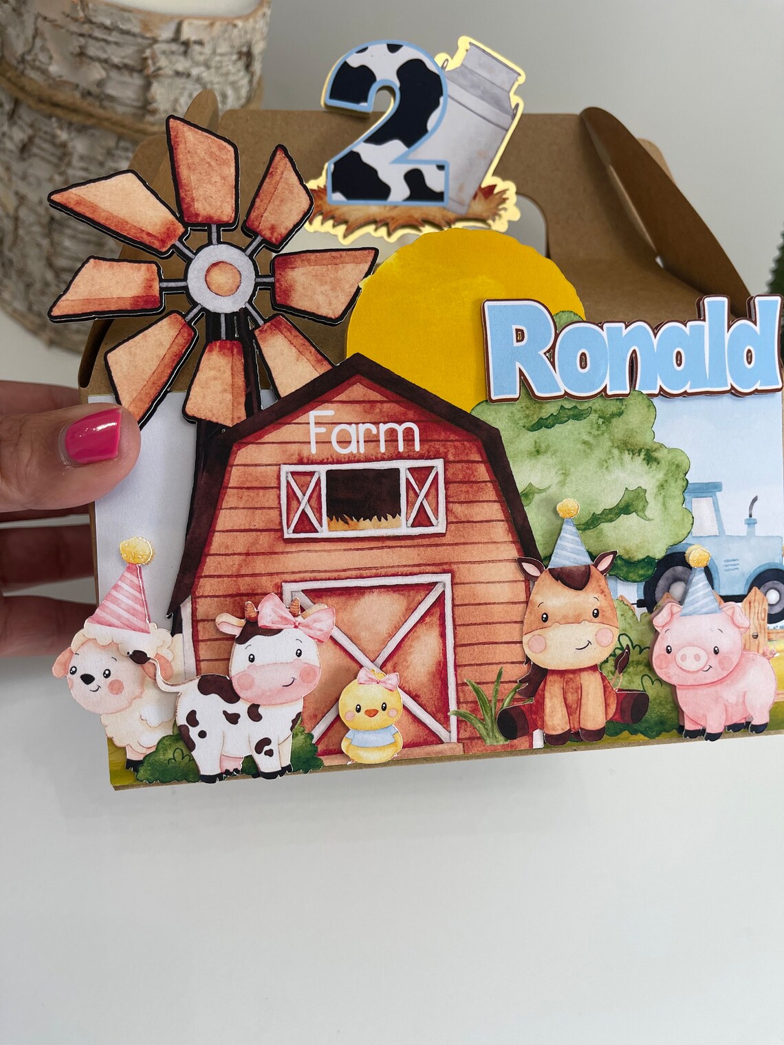 Farm Party Favor, Farm Birthday Decorations, Farm Birthday Theme, Farm ...