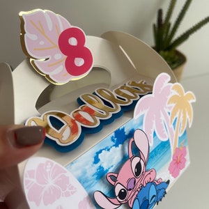 Stitch and Angel Party Favor Box, Stitch Party Favor Box, Stitch and ...