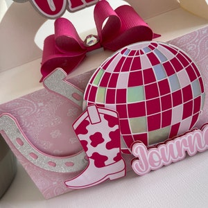Rodeo Disco Party Favor Box, Rodeo Disco Birthday Decorations, Rodeo ...
