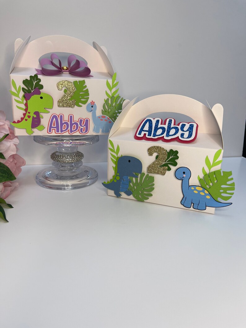 Rex Party Favor Box Dinosaur Treat Box Rex Birthday Dinosaur - Etsy