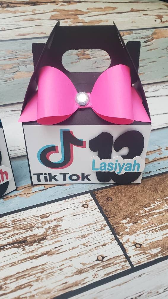 Tik Tok party box Tik Tok goody box Tik Tok Famous party | Etsy