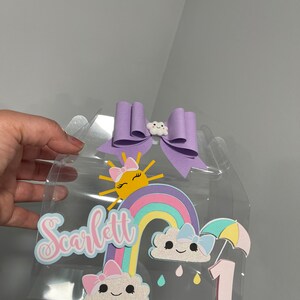 Rainbow Party Favor Box, Sunshine Party Favor, Rainbow Treat Box ...