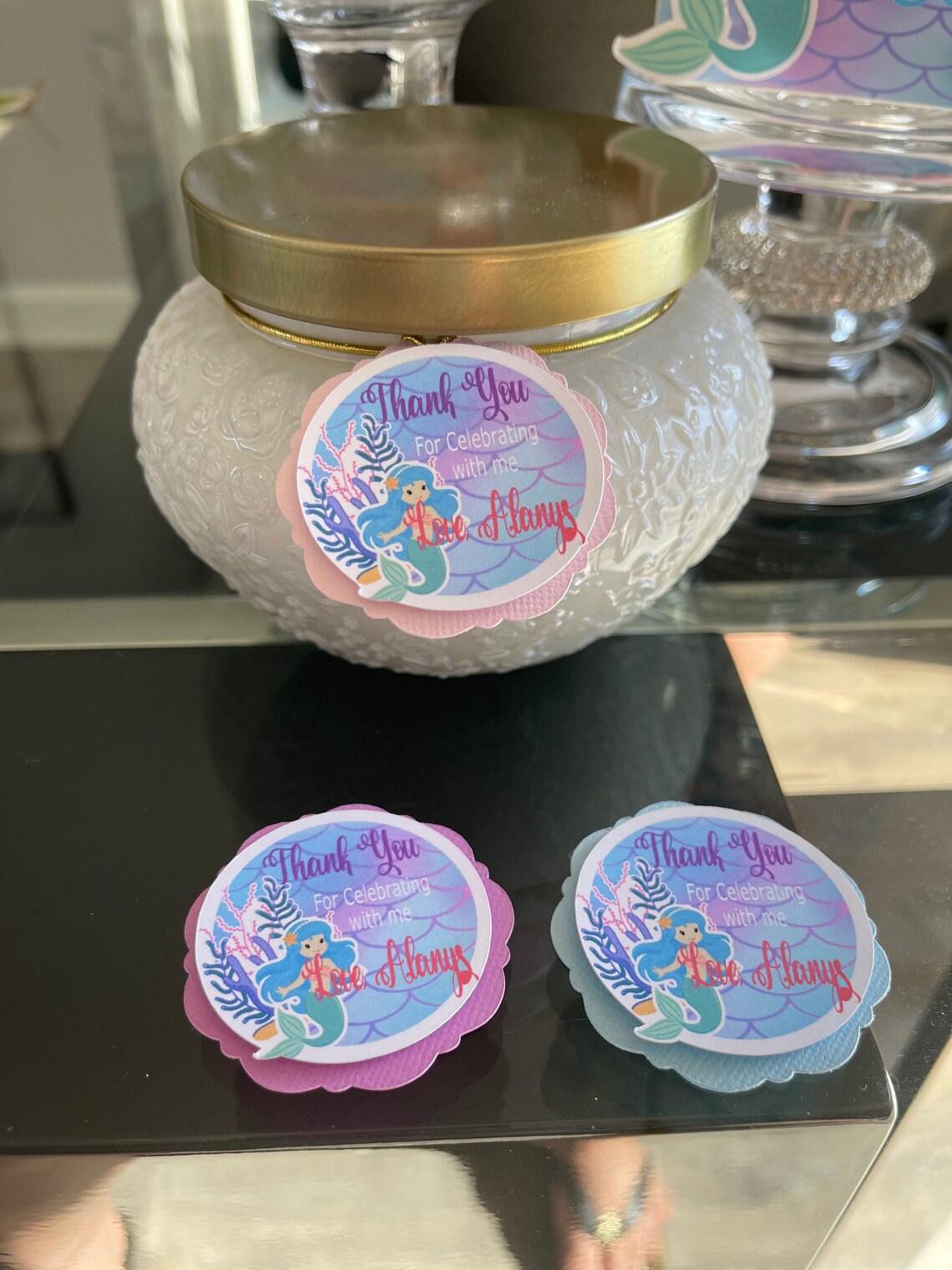 Mermaid Party Favor Box, Mermaid Birthday Decorations, Mermaid Party ...