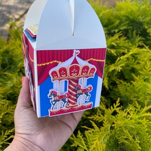 Circus Party Box, Circus Goody Bag, Circus Party Decorations, Carnival ...