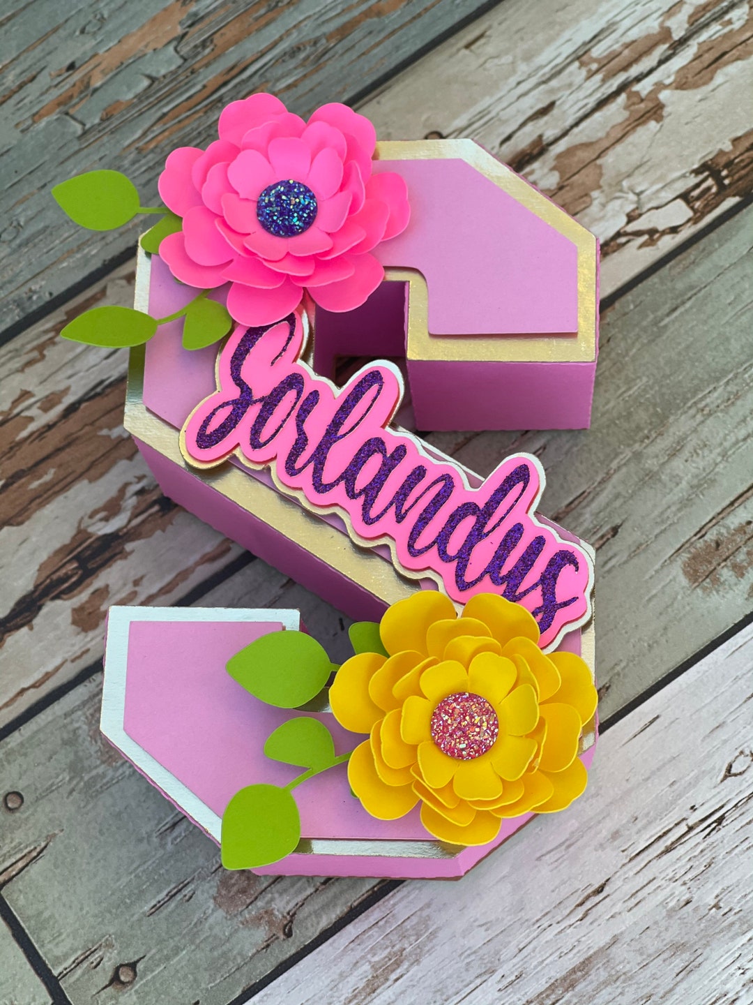 3D Letter 3D Letter Birthday Decor 3D Letter Party Decorations - Etsy