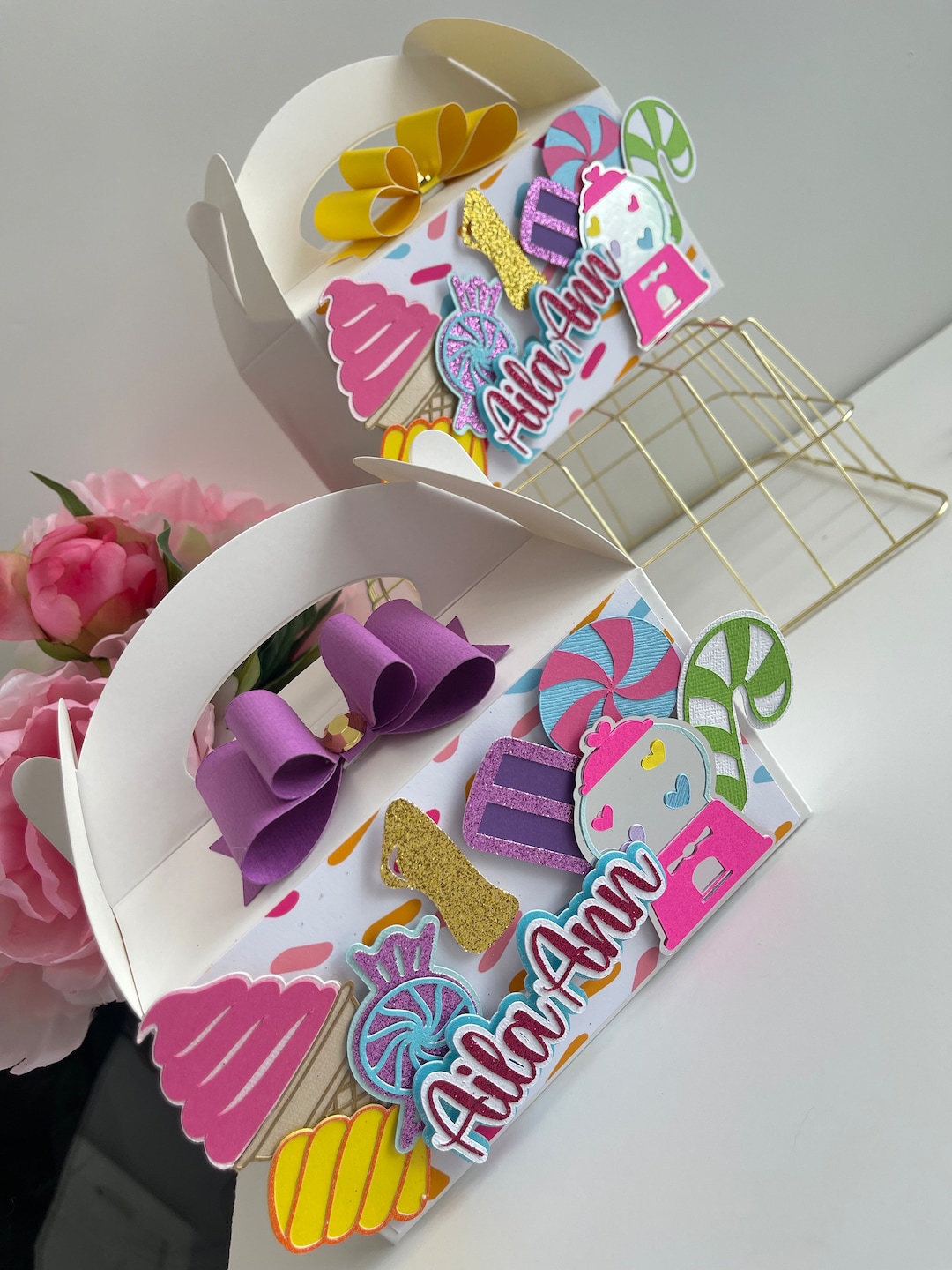 Candy Land Party Favor Box, Candy Land Birthday Decorations, Candy Land ...