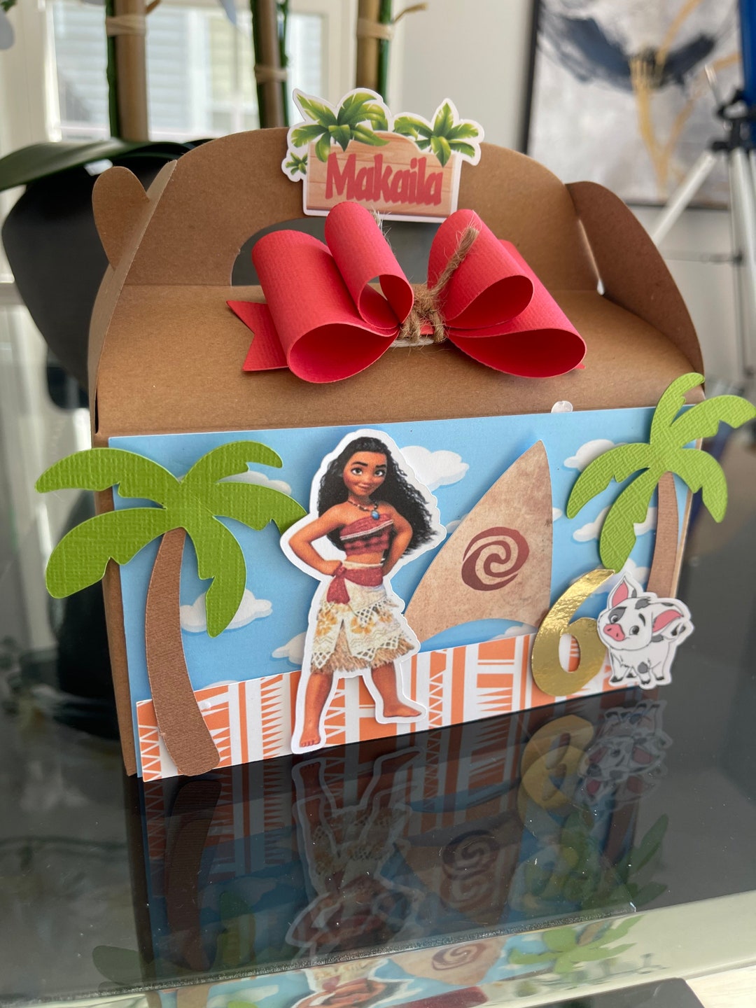 Moana Inspired Party Favor Box, Moana Birthday Decorations, Moana ...