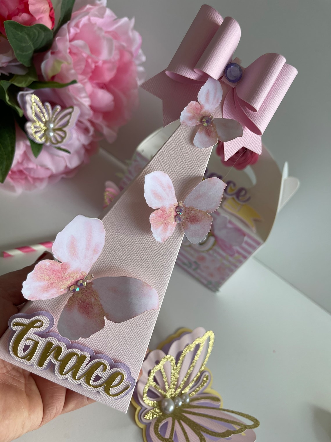 Butterfly Treat Box Butterfly Party Favor Butterfly First - Etsy