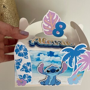 Stitch Party Favor Box, Stitch Party Favor Box, Stitch Birthday ...
