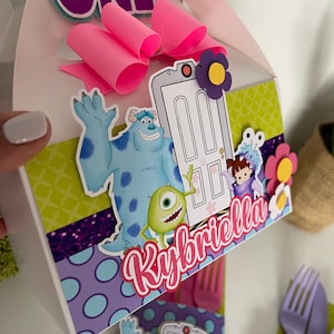 Monster Inc Party Favor Box, Monster Inc Birthday Decorations, Monster ...