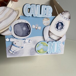 Astronaut Party Favor Box, Astronaut Birthday Theme, Astronaut Birthday ...