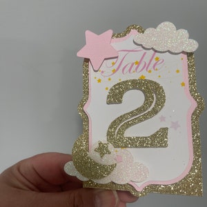 Twinkle Twinkle Little Star Table Number Twinkle Twinkle Little Star ...