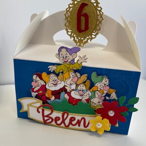 Snow White Birthday Party Favor Box, Snow White Birthday Decorations ...