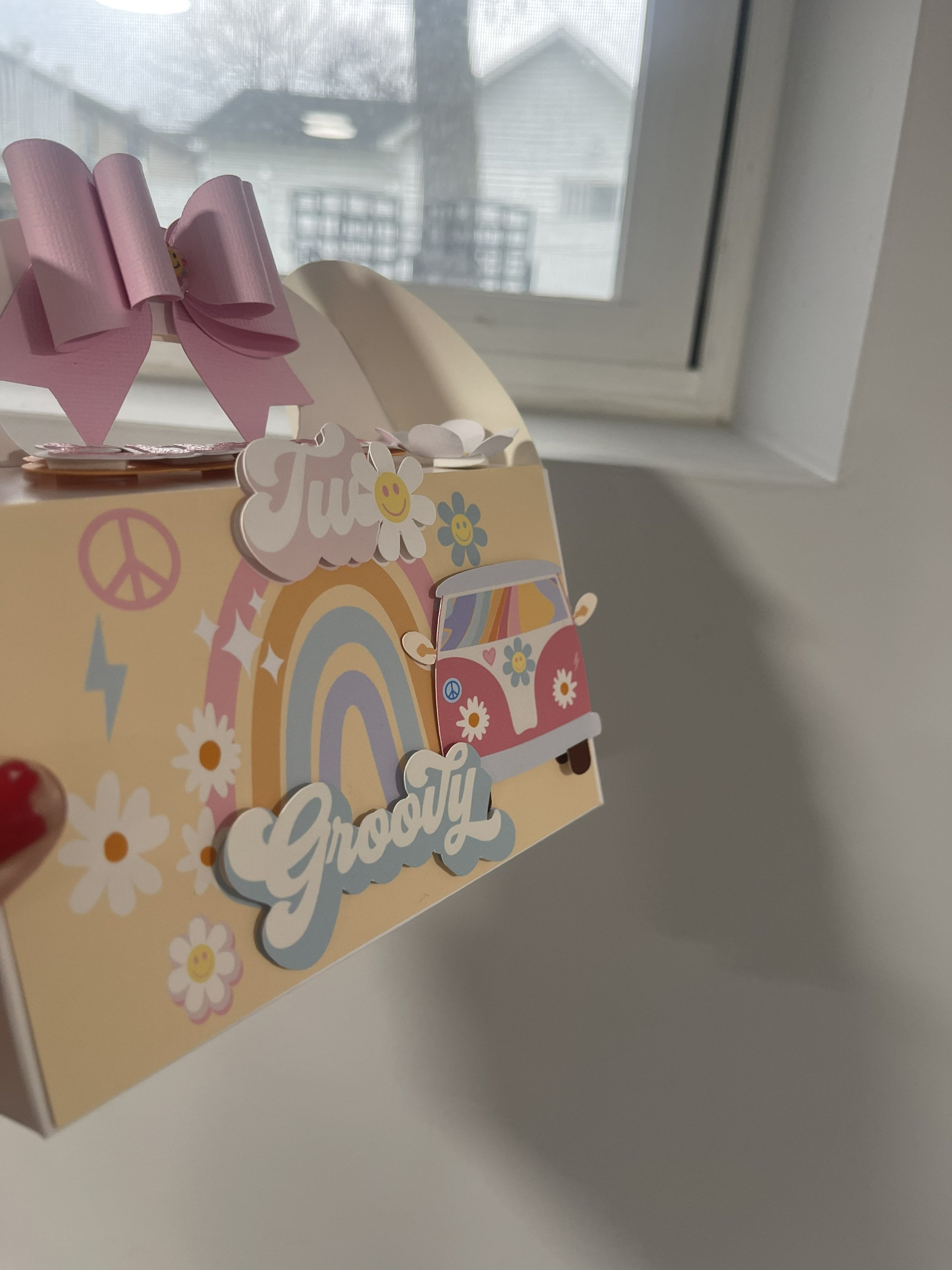 Groovy Party Favor Box Groovy Treat Box Two Groovy Birthday - Etsy