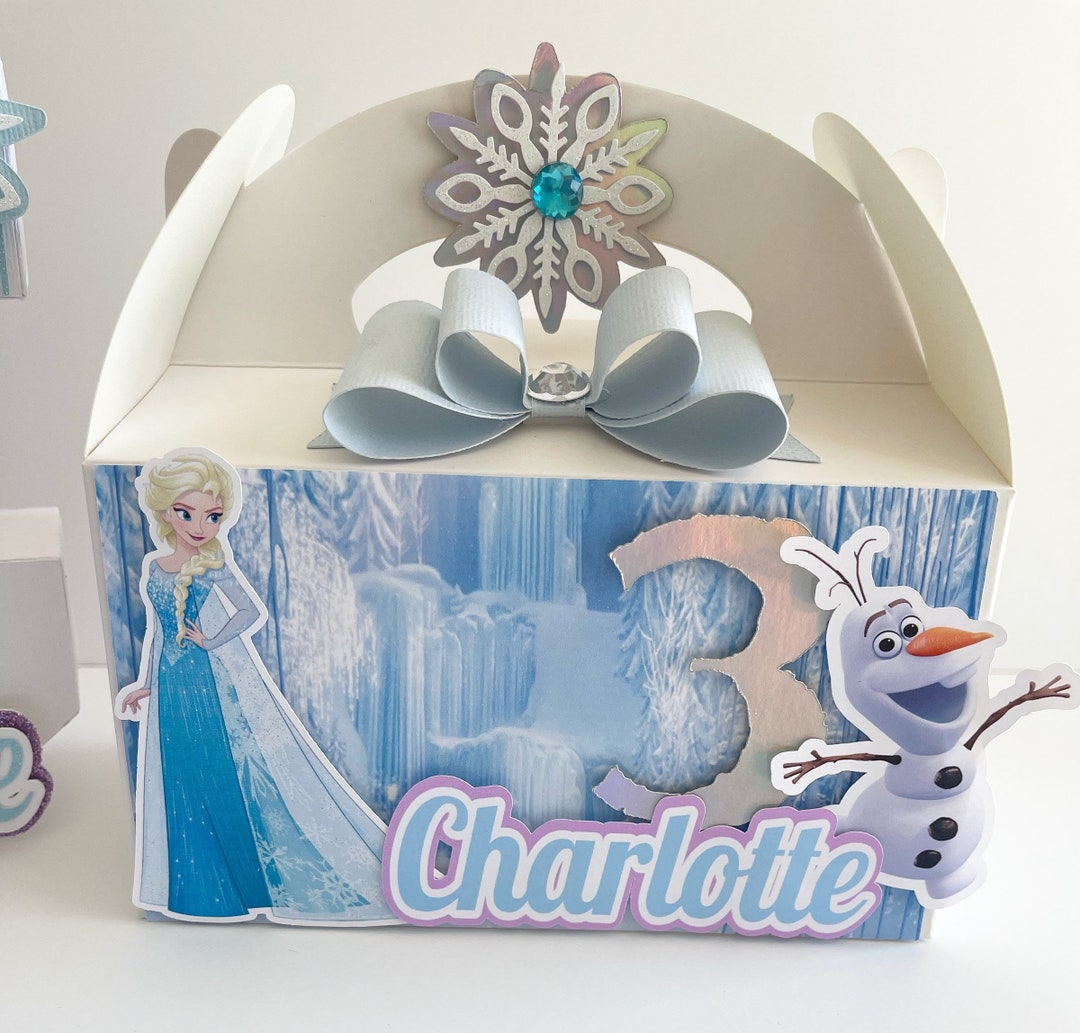 Frozen Party Favor Box, Frozen Birthday Decorations, Frozen Theme Party ...