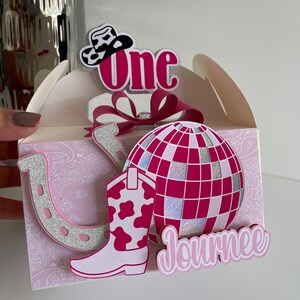 Rodeo Disco Party Favor Box, Rodeo Disco Birthday Decorations, Rodeo ...