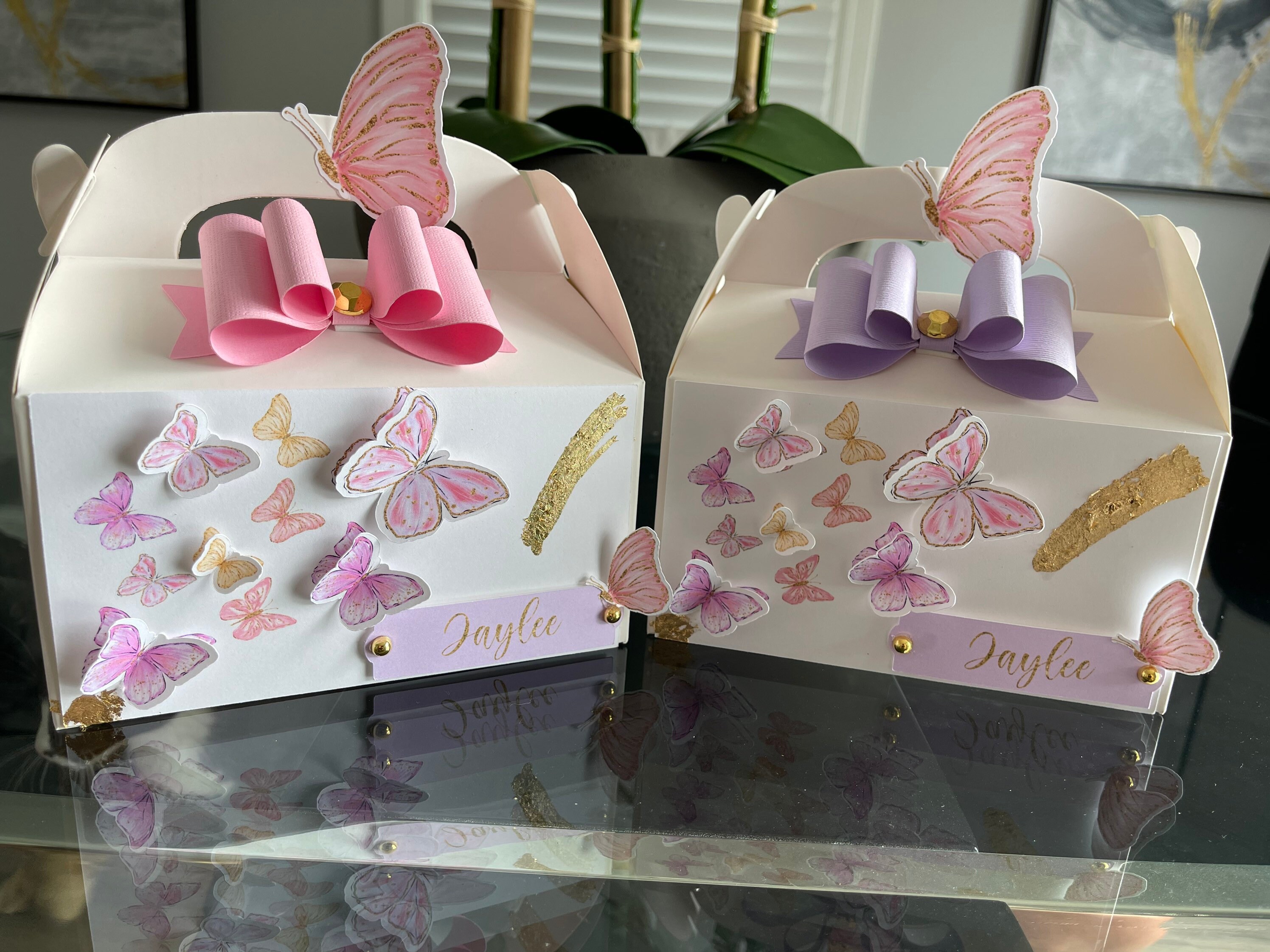 Butterfly Party Favor Box Butterfly Birthday Butterfly - Etsy