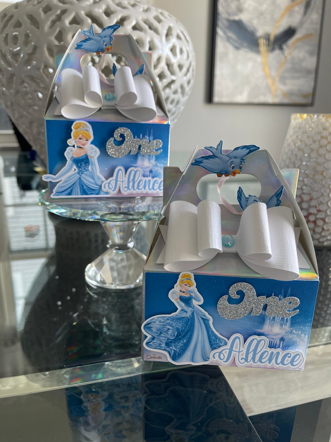 Cinderella Party Favor Box, Cinderella Birthday Cinderella Birthday ...