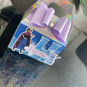 Frozen Party Favor, Frozen Goody Boxes, Frozen Birthday, Frozen Custom ...
