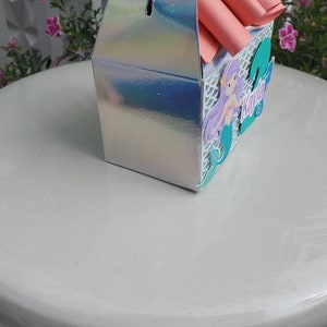 Mermaid Party Favor Box, Mermaid Treat Box, Mermaid Birthday Box ...