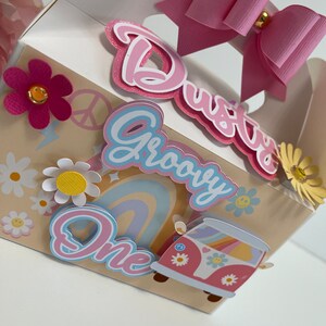 Groovy Party Favor Box, Groovy Treat Box, Two Groovy Birthday Box, One ...