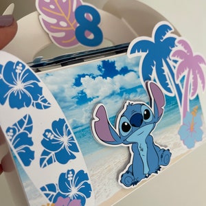 Stitch Party Favor Box, Stitch Party Favor Box, Stitch Birthday ...