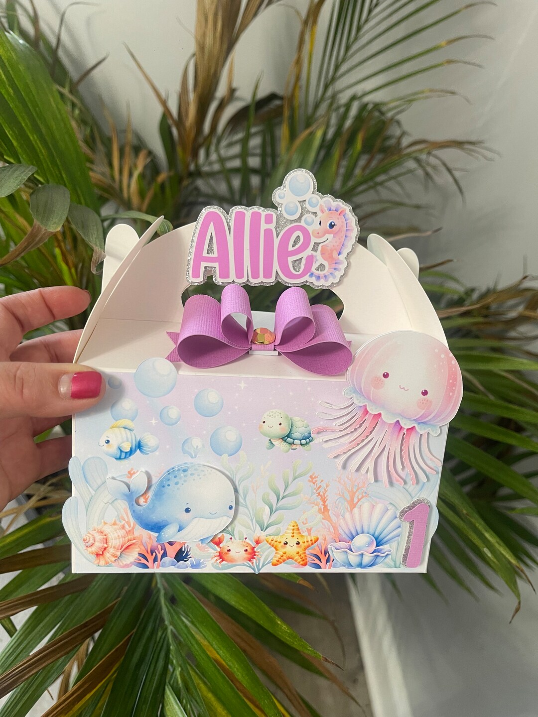 Under the Sea Birthday Box, Under the Sea Party Favor, Under the Sea ...