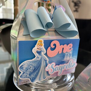 Cinderella Party Favor Box, Cinderella Birthday Cinderella Birthday ...