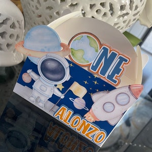 Astronaut Party Favor Box, Astronaut Birthday Theme, Astronaut Birthday ...