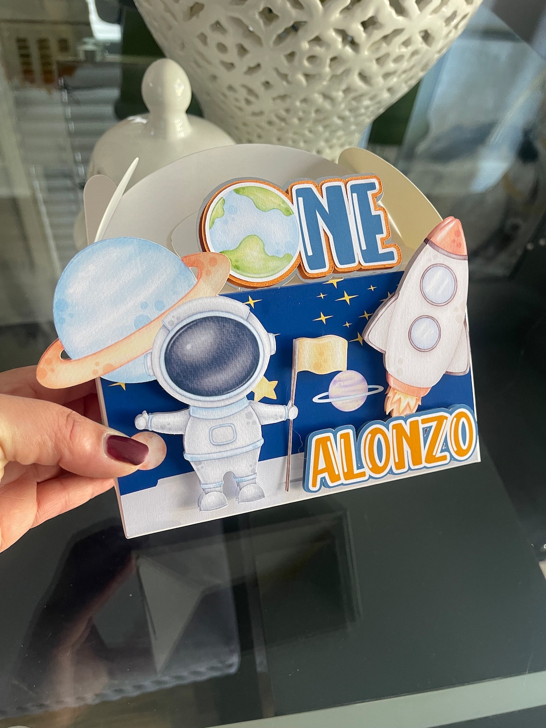 Astronaut Party Favor Box, Astronaut Birthday Theme, Astronaut Birthday ...