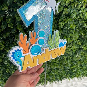 Under the Sea Cake Topper, Under the Sea Birthday Decorations, Under ...