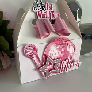 Concert Party Favor Box, Concert Birthday Theme, Concert Birthday ...