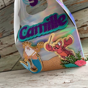 Princess Ariel Party Favor Box, the Little Mermaid Party Favor Box, the ...