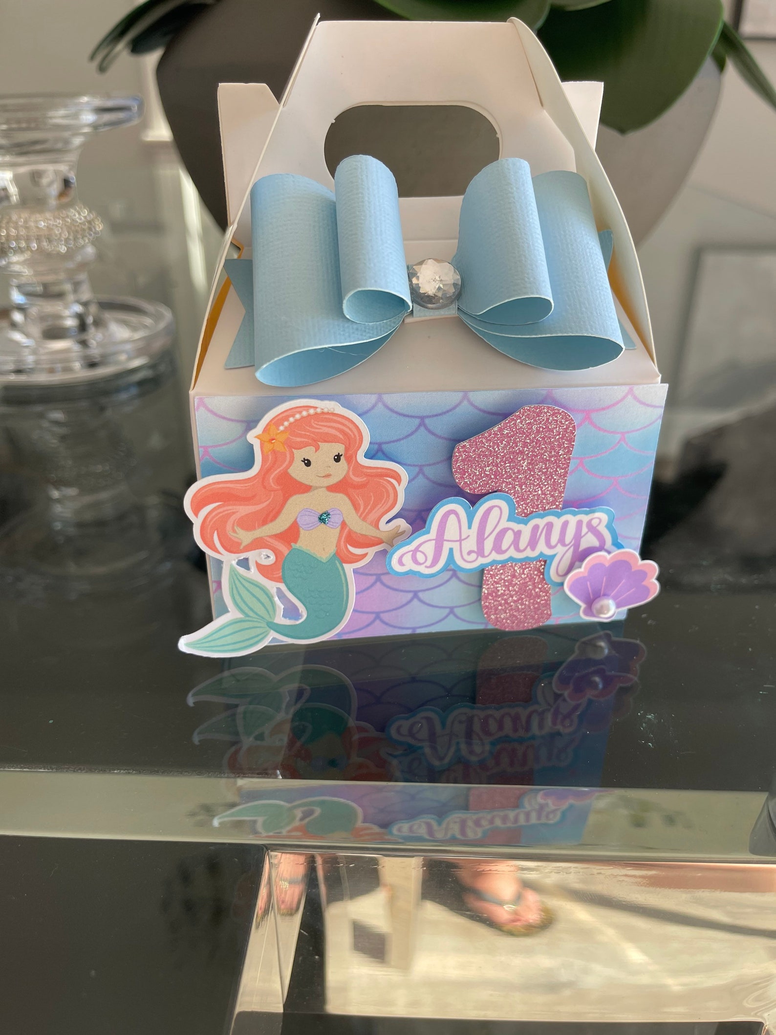 Mermaid Party Favor Box, Mermaid Birthday Decorations, Mermaid Party ...