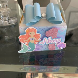 Mermaid Party Favor Box, Mermaid Birthday Decorations, Mermaid Party ...