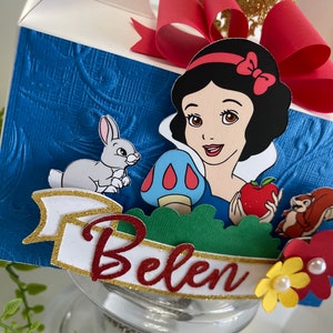 Snow White Birthday Party Favor Box, Snow White Birthday Decorations ...