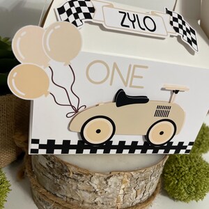 Vintage Car Race Party Box, Vintage Car Theme Party, Car Racing Treat ...