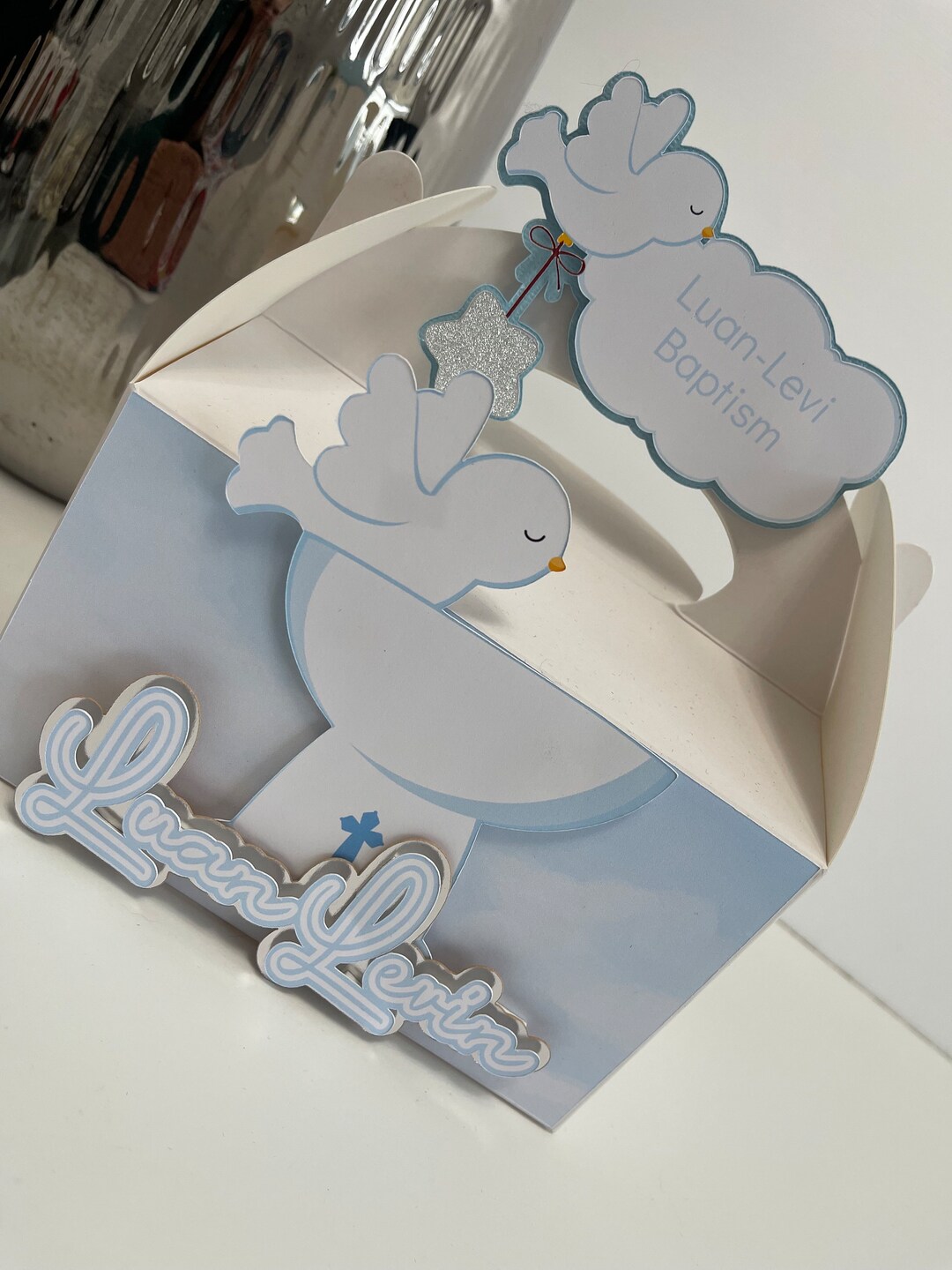 Baptism Party Favor, Baptisms Party Decorations, Baptism Goody Box ...