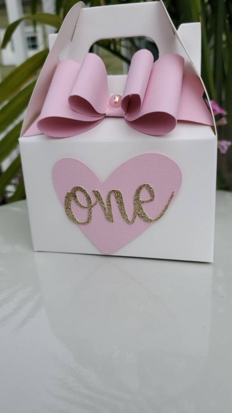 One Year Birthday Box One Year Party Favor Box One Year | Etsy